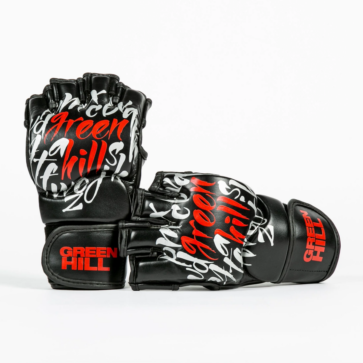 MMA PU Leather Gloves Hound Paw, UFC Style, Mixed Martial Arts Kickbox ...