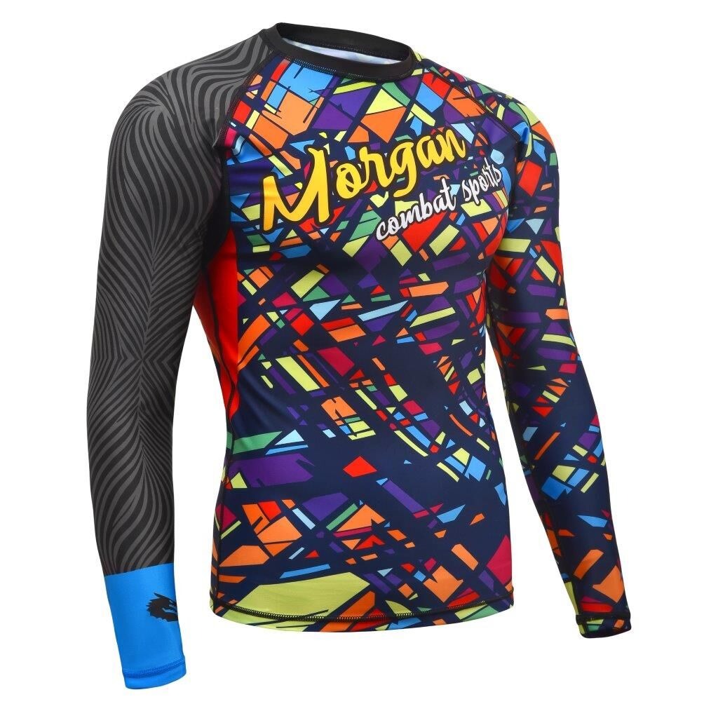 Morgan Multicolour Limited Edition Rash Guard – SAMBO Uniforms & MMA ...