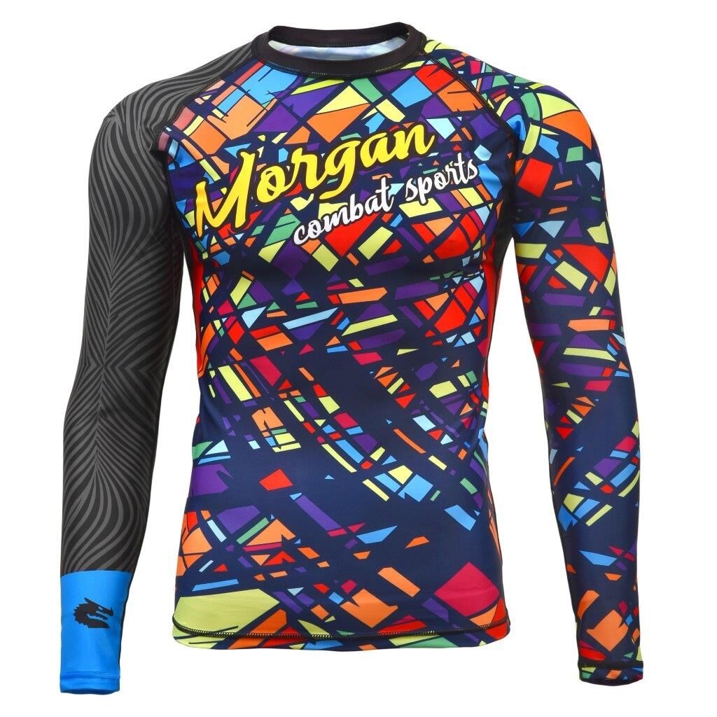 Morgan Multicolour Limited Edition Rash Guard – SAMBO Uniforms & MMA ...