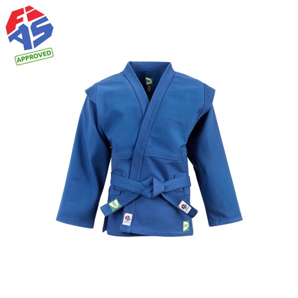 SAMBO Jacket Coat with Belt for Wrestling/Combat/Competition FIAS Appr ...