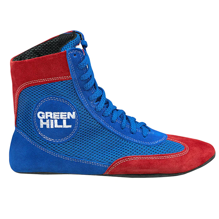 Red and Blue SAMBO Shoes for Wrestling/Combat FIAS Approved – SAMBO ...